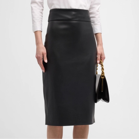 Enza Costa | Skirts | Enza Costa Vegan Leather Skirt | Poshmark